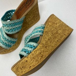 Sbicca | Shoes | Sbicca Vintage Collection Wedge Platform Boho Beachy ...